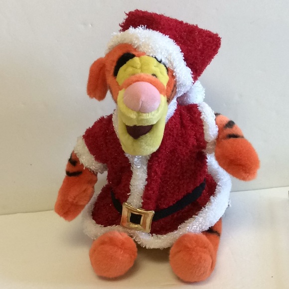 Disney | Toys | Disney Store Holiday Tigger 2 Plush | Poshmark